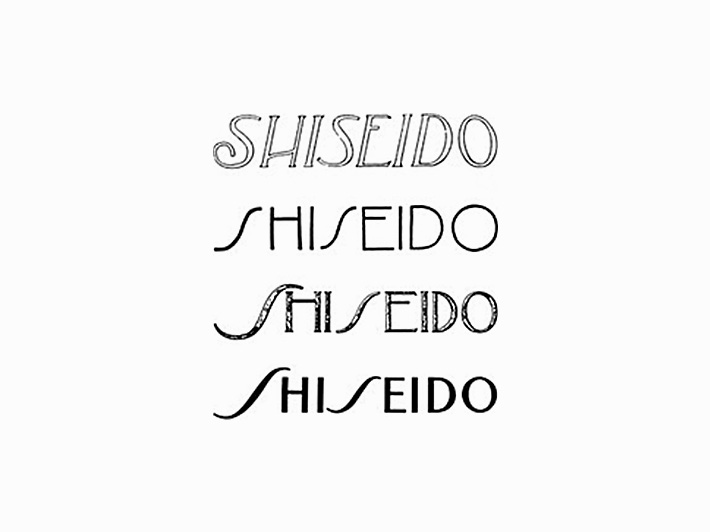 shiseido logo evolution